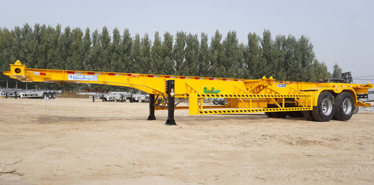 Used 20/40ft Intermodal Container Chassis Trailer For Sale in Nigeria