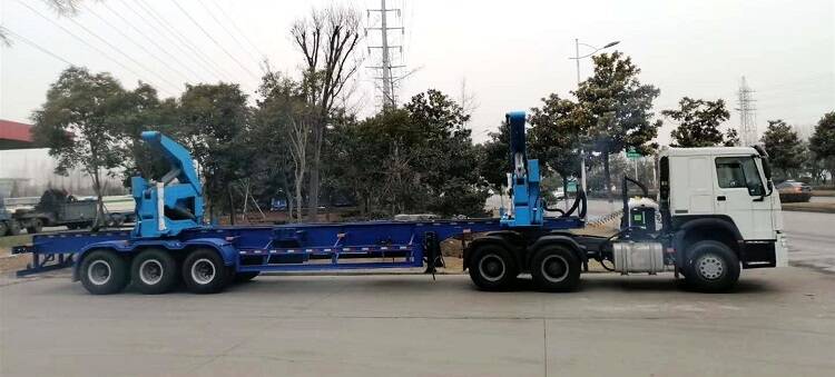 Side Loader Trailer | Self Unloading Container Lift Trailer