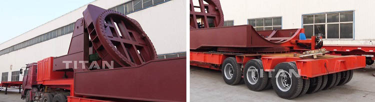 3 Line 6 Axle Wind Tower Adapter Trailer for Sale