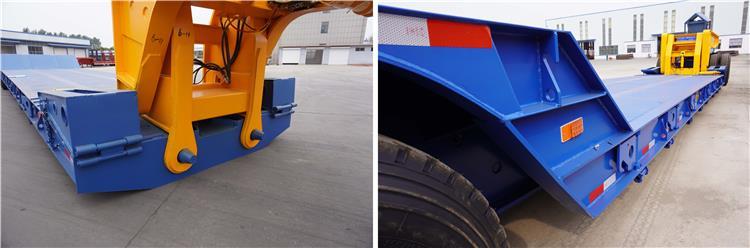 4 Axle 150 Tons Lowboy with Dolly Trailer for Sale