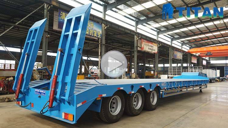 Different types of Low-Bed Trailers | 120 Ton Low Bed Semi Trailer for Sale