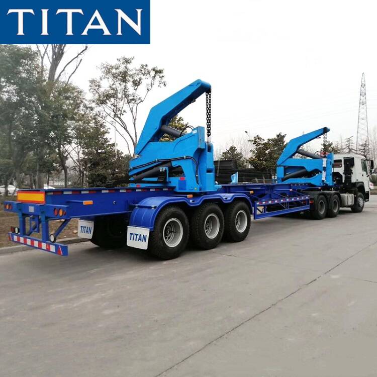 Side Loader Trailer | Self Unloading Container Lift Trailer